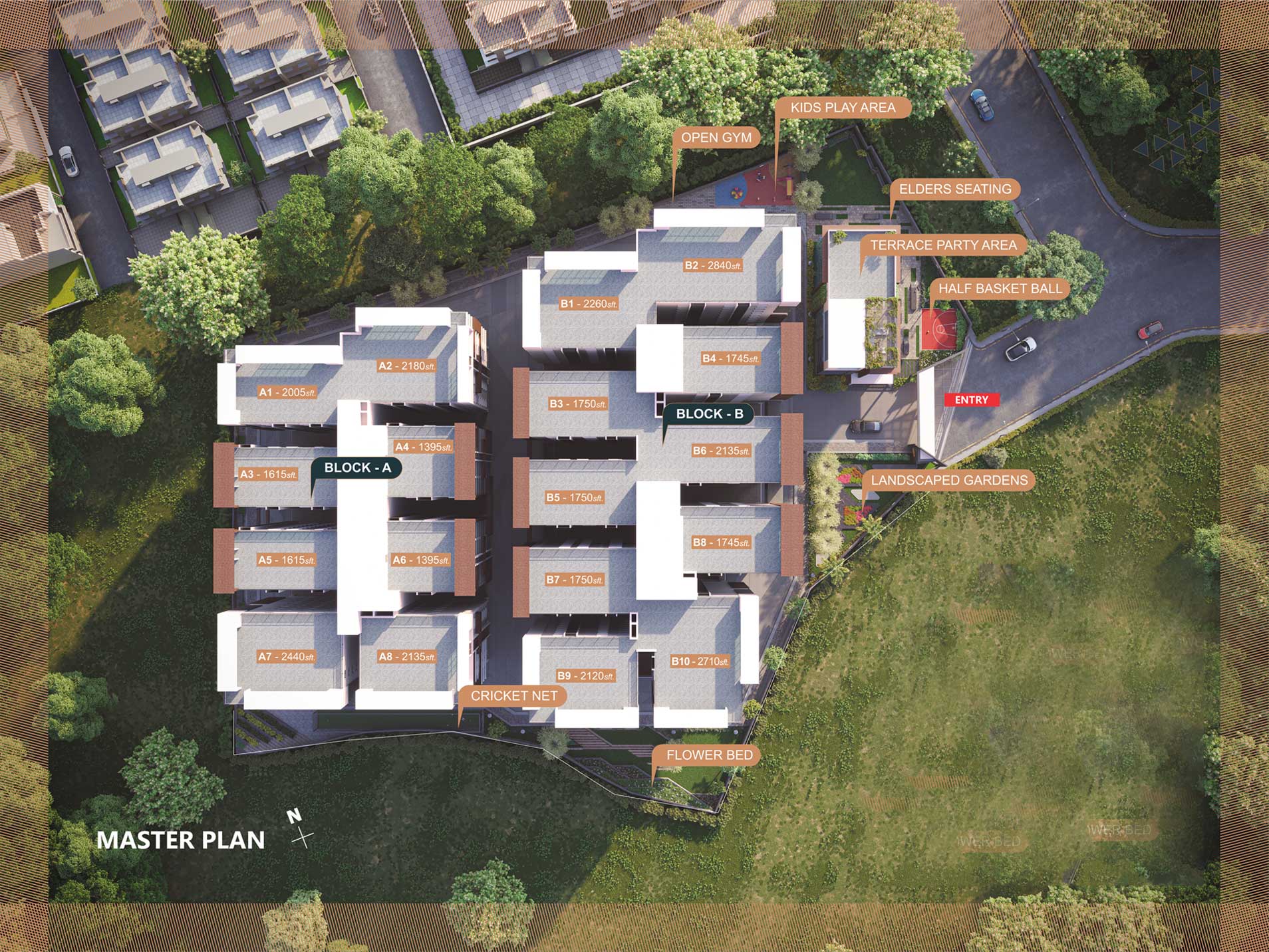 Luxury 3 BHK Flats for Sale at Attapur, Hyderabad - GNR's Vasavi Nirvana